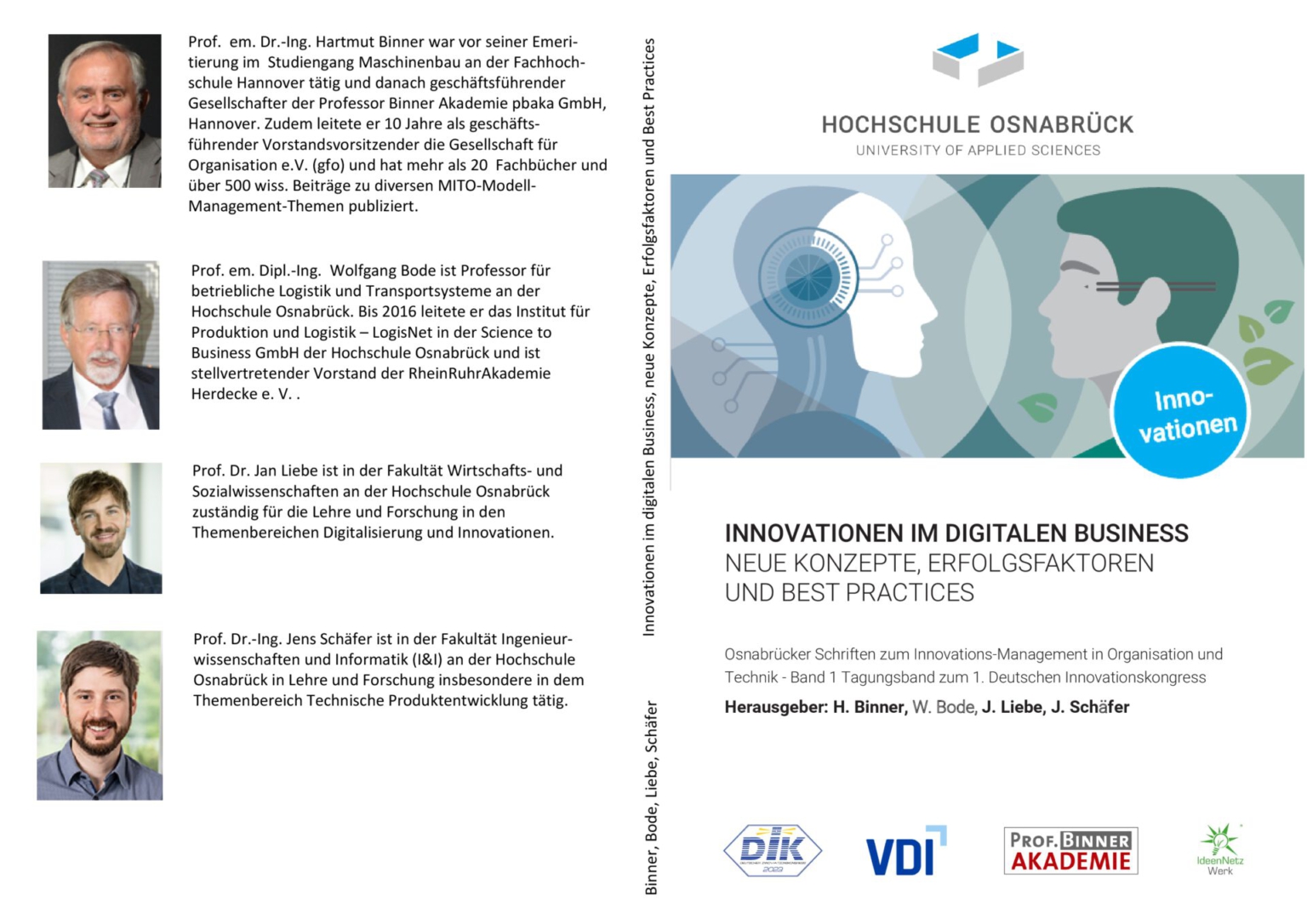 Innovationen im digitalen Business, neue Konzepte, Erfolgsfaktoren und ...